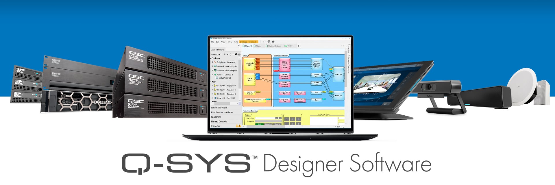 Q-SYS Designer Software | Fortschrittliches DSP-Design für AV- und IT ...